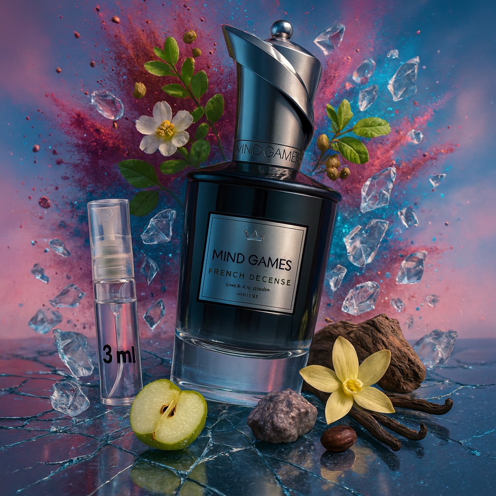 French Defense by Mind Games | Unisex Perfume Sample & Notes